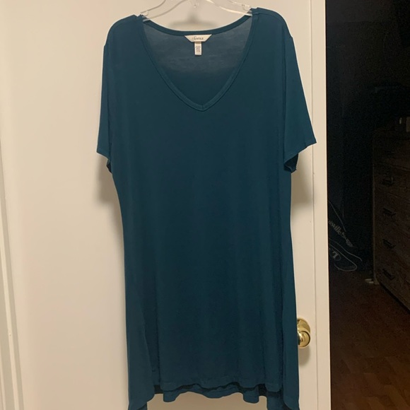 Soma | Tops | Soma Teal Blue Tunic Top Size Large | Poshmark
